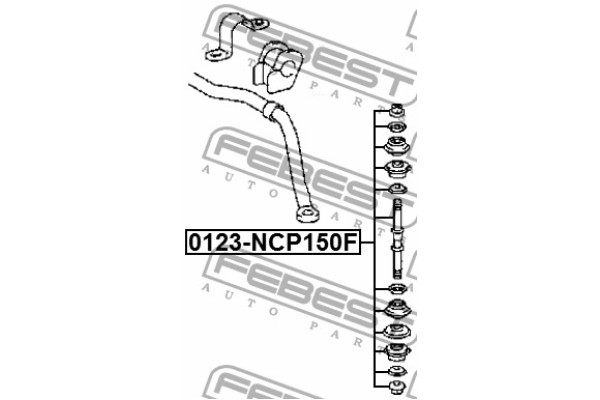FeBest 0123-NCP150F 48821-52040_KIT,1014001670_KIT,48819-70010_KIT