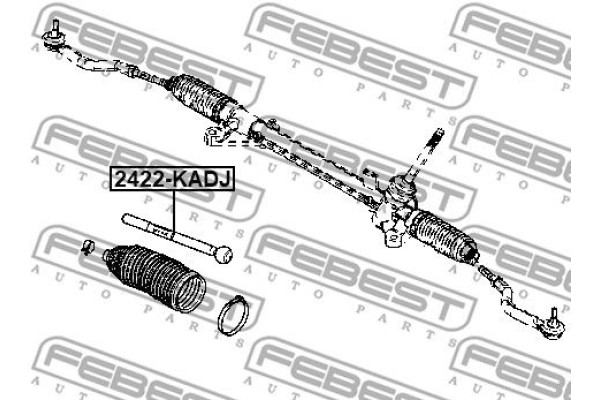 FeBest 2422-KADJ 48001-4EH0B_ER,48 52 125 18R,48001-4EH0A_ER