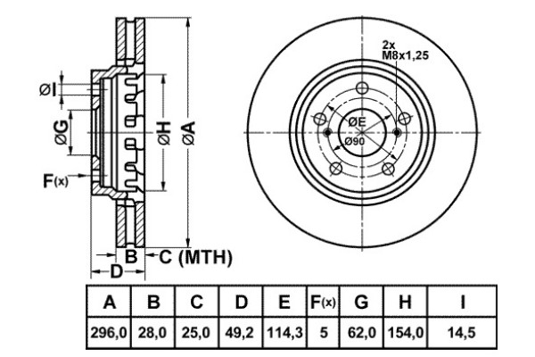 SB BR21251T 43512-28190
