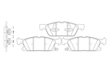 NiBK PN0709 E1GC-2K021-AC,F2GZ-2001-C