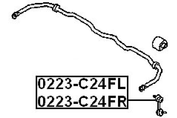 FeBest 0223-C24FL MR992309,54668-4N001,4056A192