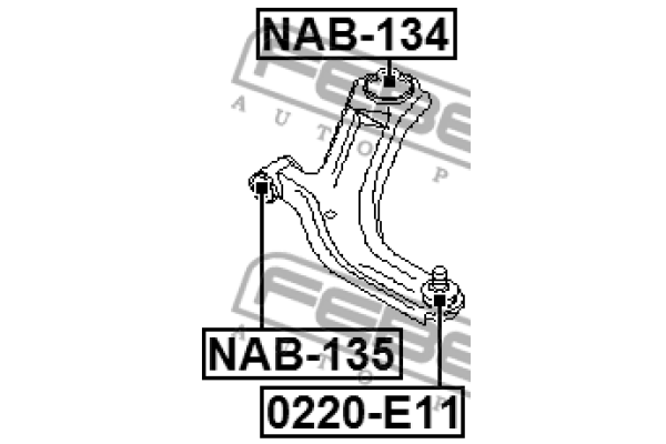 FeBest 0220-E11 54501-AX00B_JB,54500-BC41A_JB,82 00 041 279_JB,54 50 ...