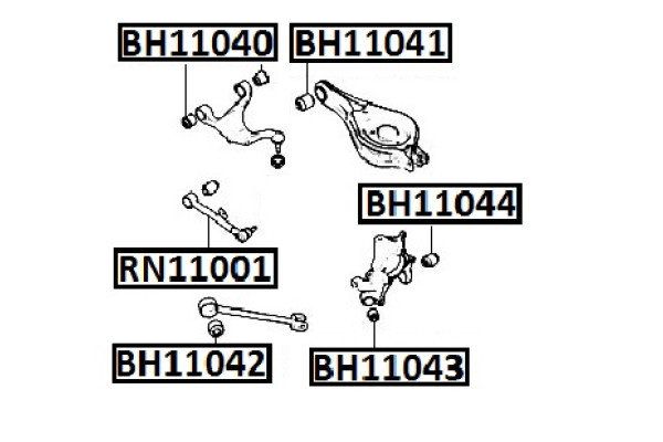 JIKIU BH11040 55342-3K000,55342-2P000,55342-2J000