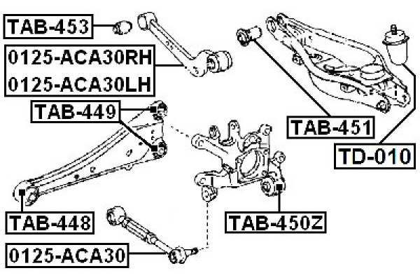FeBest TAB-451 48730-42050_BH,48730-05070_BH