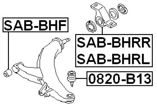 FeBest SAB-BHRR 20201-FA050_BHK,20201-FA070