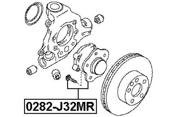 FeBest 0282-J32MR 43202-JA010,43202-JP00A