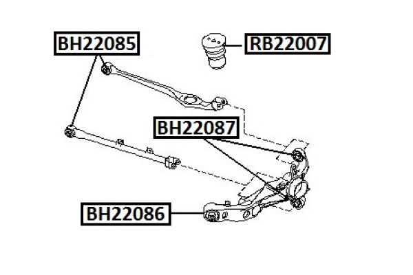 JIKIU BH22087 55501-WA005_BHS,55501-WA001_BHS,55501WD106_BHR,55501 ...
