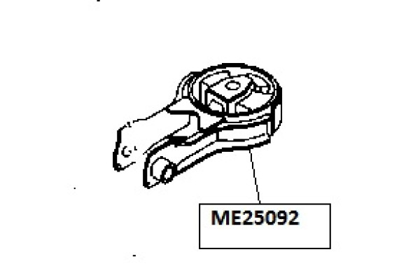 JIKIU ME25092 DA6D-39-040,12371-WB001