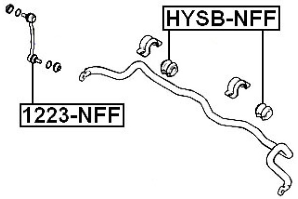 FeBest HYSB-NFF 54813-3K100,54813-4H000