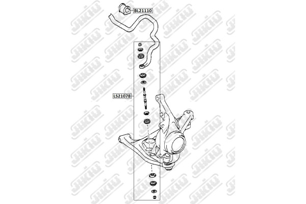 JIKIU BL21110 48815-52030,1014001669,48815-0D040