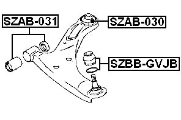 FeBest SZAB-030 45262-65J12,45201-65J00_BHR,45201-78K00_BHR