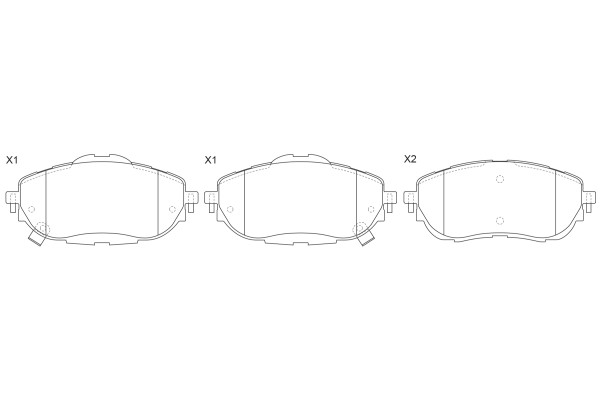 NiBK PN21001 04465-02390,04465-02391