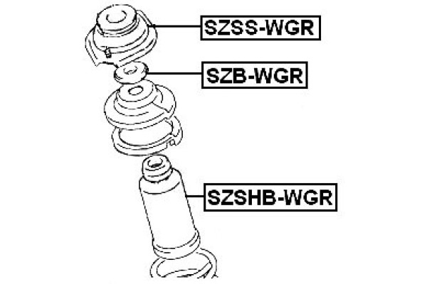 FeBest SZB-WGR 41741-50E00,90043-85174,4060A446,41741M50E00