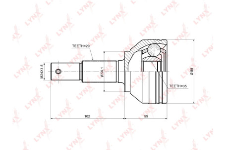 LYNXauto CO-3703 C9211-JA00A,39211-JA00A,39100-JG34C_JCO