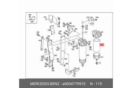 MERCEDES-BENZ A0004779915 A0004779915