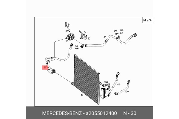 MERCEDES-BENZ A2055012400 A2055012400