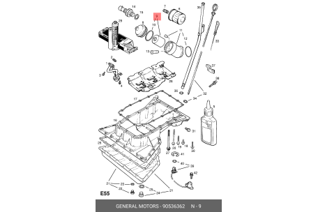 GM 90536362 9192426,90536362,21018826