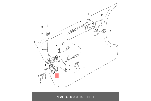 VOLKSWAGEN 401837015 401837015