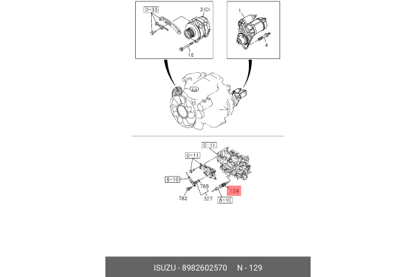 ISUZU 8982602570 8982602570