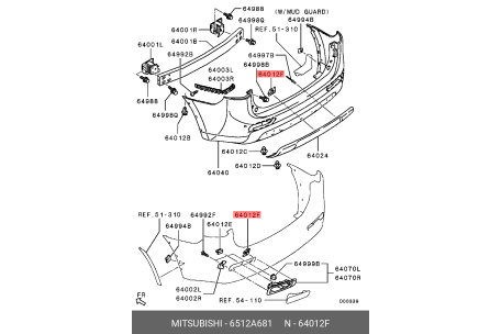 MITSUBISHI 6512A681 6512A681