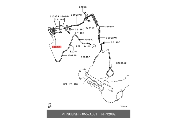 MITSUBISHI 8657A031 8657A031