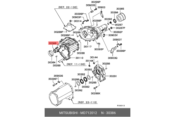 MITSUBISHI MD712012 MD712012