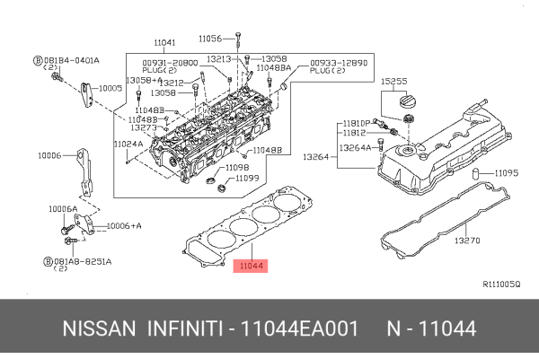 NISSAN 11044EA001 11044EA001