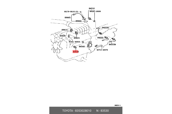 DAIHATSU 8353028010 8353028010