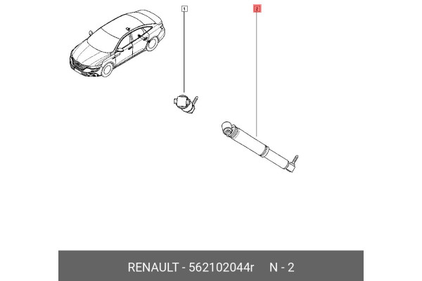 RENAULT 562102044R 562102044R,562105977R