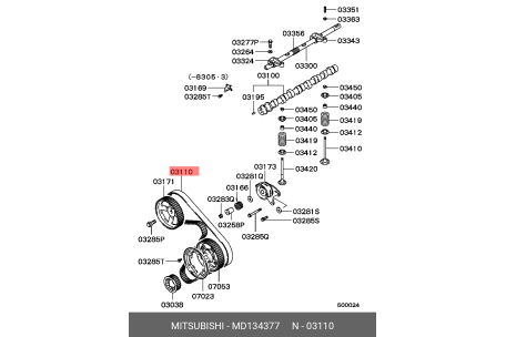 MITSUBISHI MD134377 MD197153