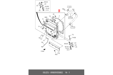 ISUZU 8980955882 8980955882