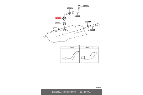 TOYOTA 1220428020 1220428020