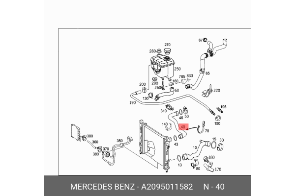 MERCEDES-BENZ 2095011582 2095011582