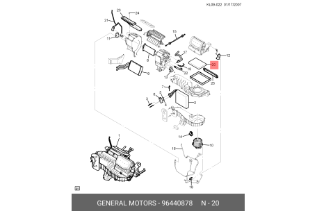 GM 96440878 4402257400,96440878,4803883,96440878,22753219,4819126