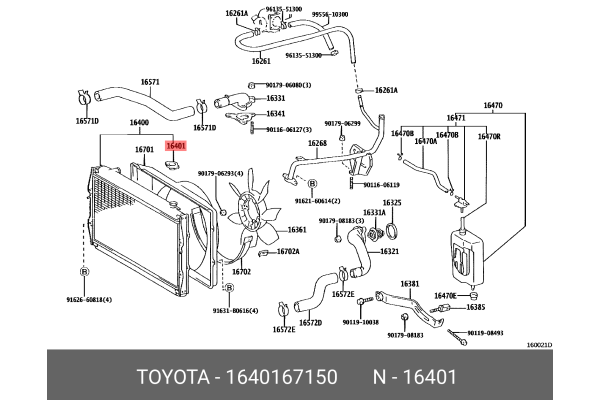 TOYOTA 16401-67150 F42Z8100A,25330-1P000,25330-1P000