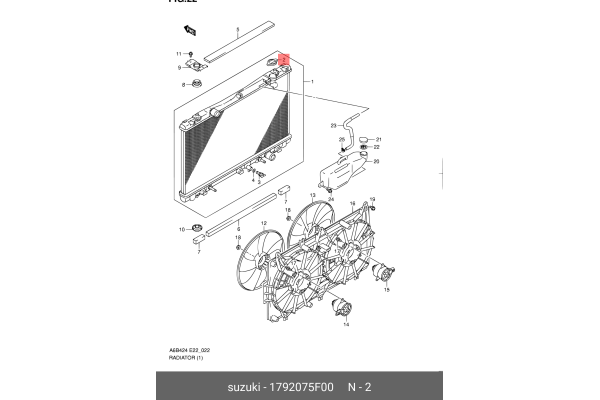 SUZUKI 17920-75F00 19045-PO8-014,19045-PNC-004,19045-PWA-004,16401 ...