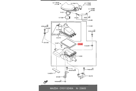 MAZDA CY01-13-Z40A CY01-13-Z40A,7T4Z-9601-A