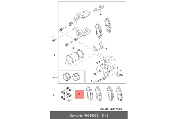 DAEWOO 96534653 96534653,9456 6892