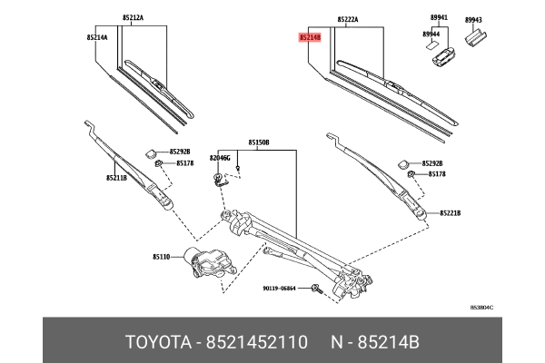 TOYOTA 8521452110 8521452110