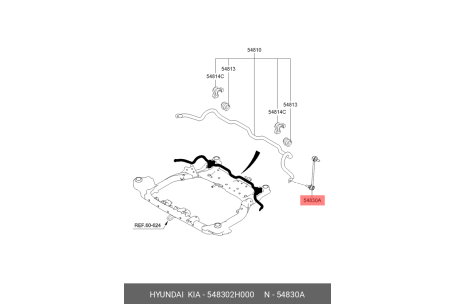 Hyundai / KIA 548302H000 54830-2H100,51320-S7S-003,54830-2H100
