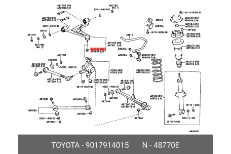 TOYOTA 9017914015 9017914015