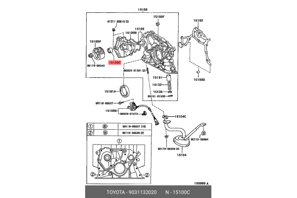 TOYOTA 9031132020 9031132020