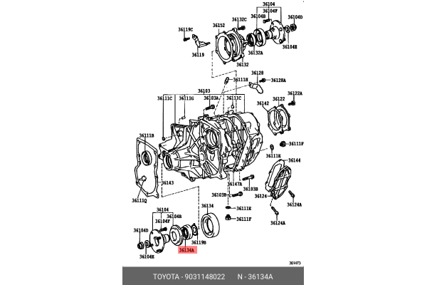 TOYOTA 9031148022 9031148022