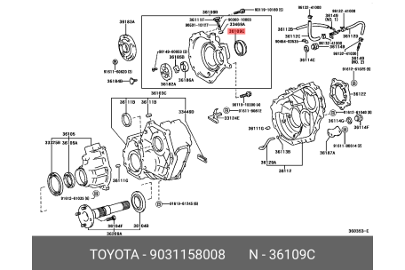 TOYOTA 9031158008 9031158008