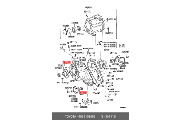 TOYOTA 90311-58009 90311-58009