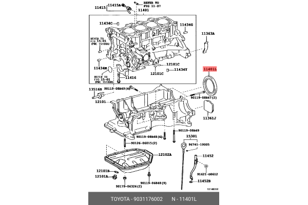 TOYOTA 9031176002 9031176002