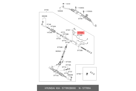 HYUNDAI 57789-2B000 57789-2B000