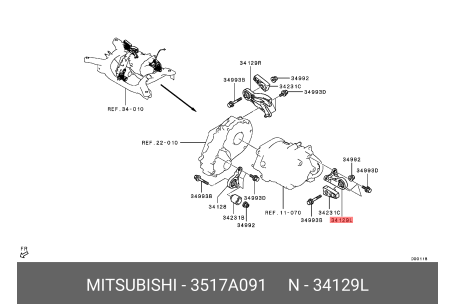 MITSUBISHI 3517A091 3517A091