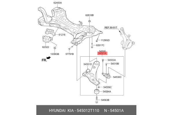 Hyundai / KIA 54501-2T110 54501-2T110