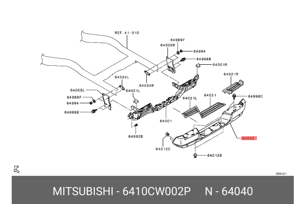 MITSUBISHI 6410CW002P 6410CW002P